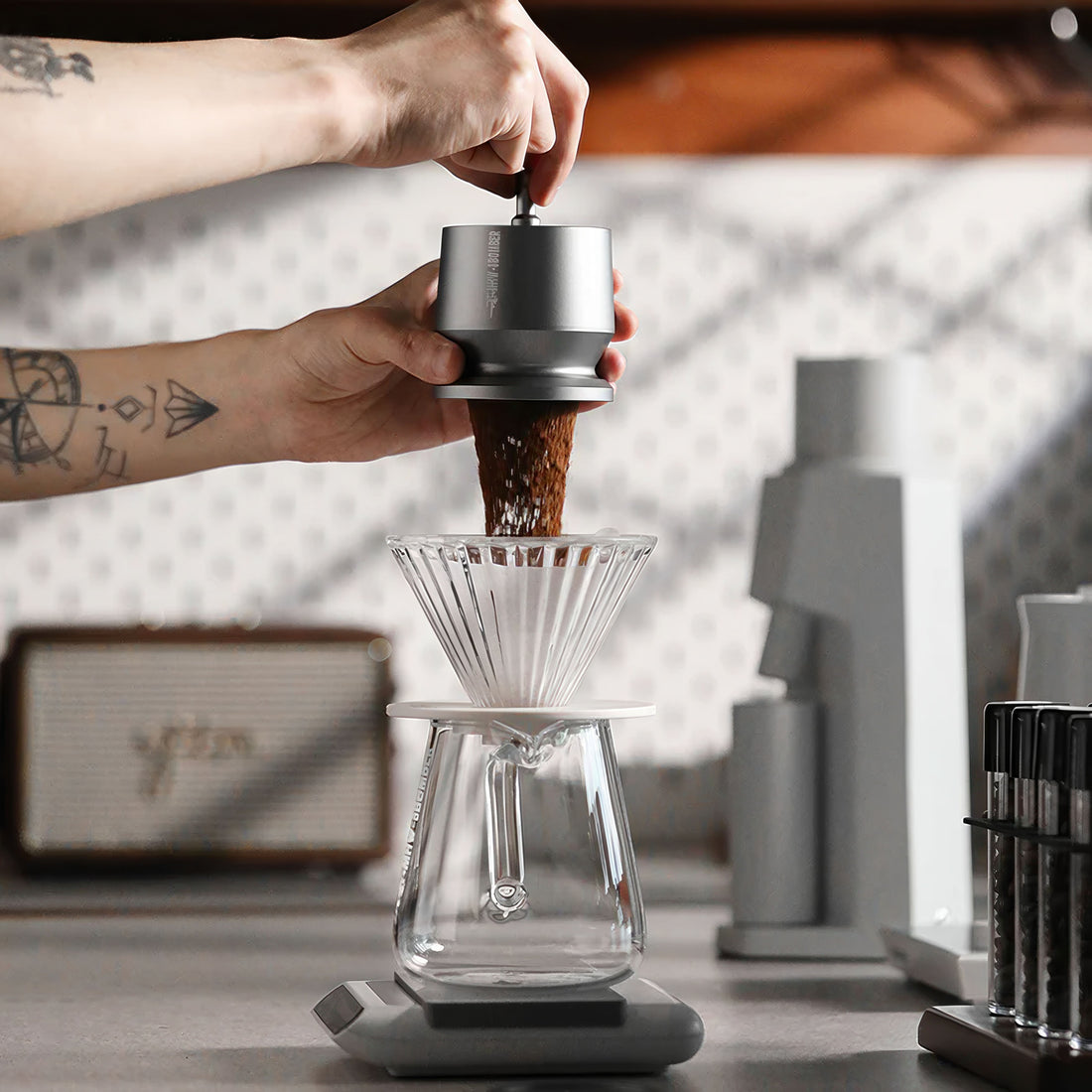 Espresso Coffee Powder Dosing Funnel - MHW-3BOMBER