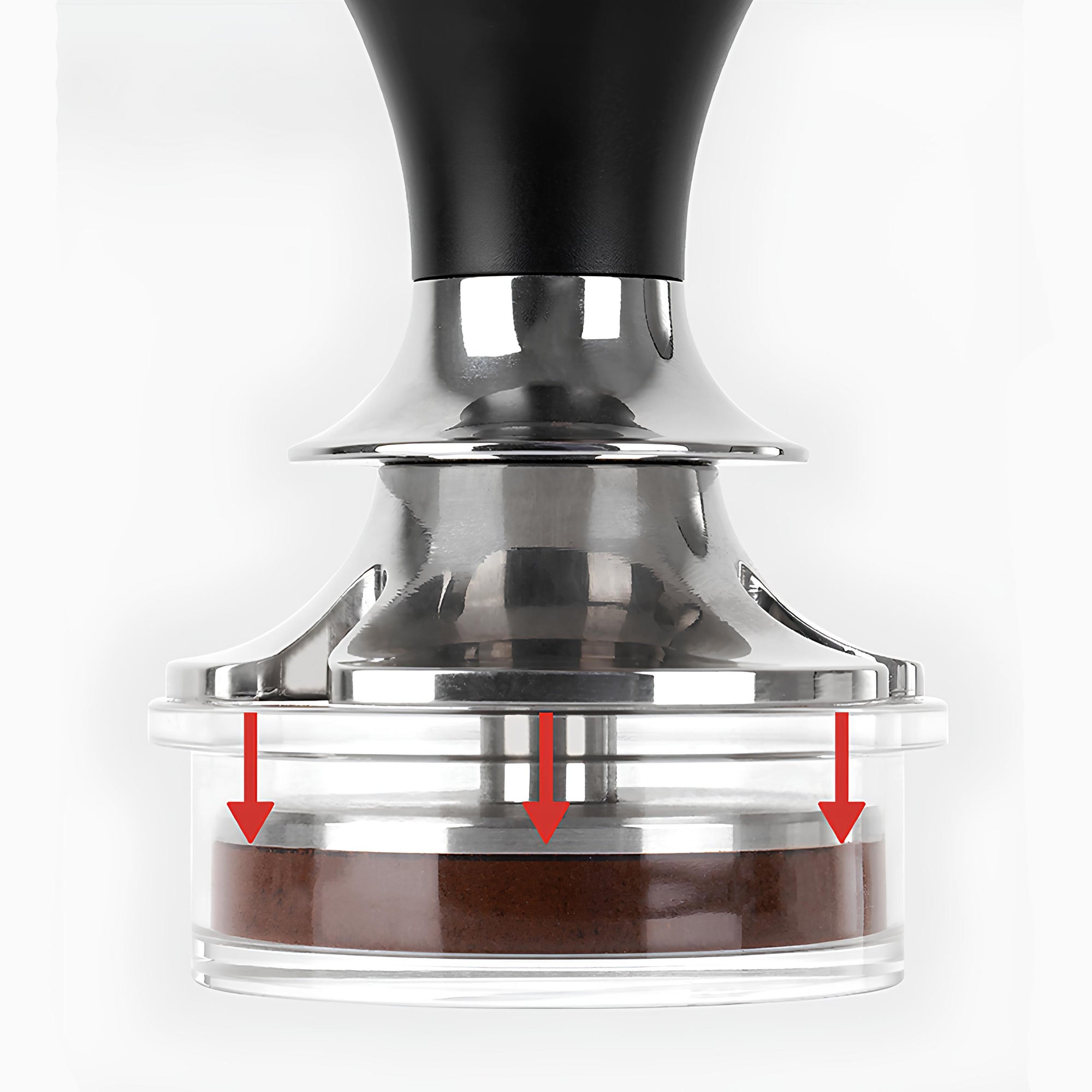 Adjustable Constant Force Coffee Tamper for Espresso with Flat Base