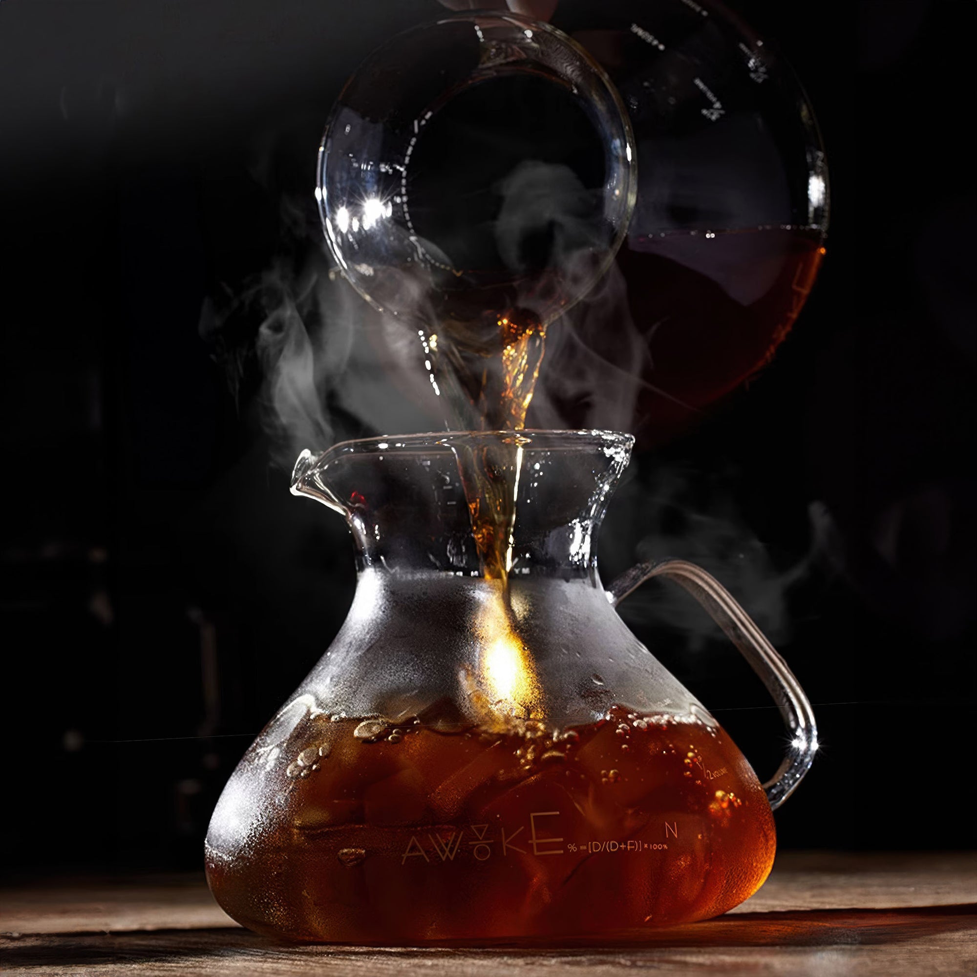 Coffee Sharing Pot 450ml Glass Brew Coffee Utensils - MUVNA