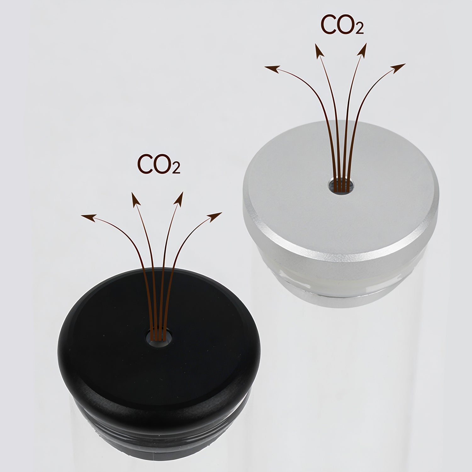 Coffee Bean Storage Bottle with One Way Valve