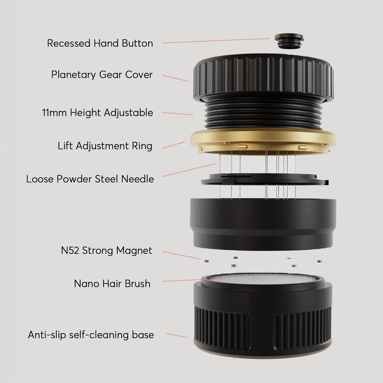 Spirographic WDT Tool Precision Needle Powder Distributor with Adjusta ...