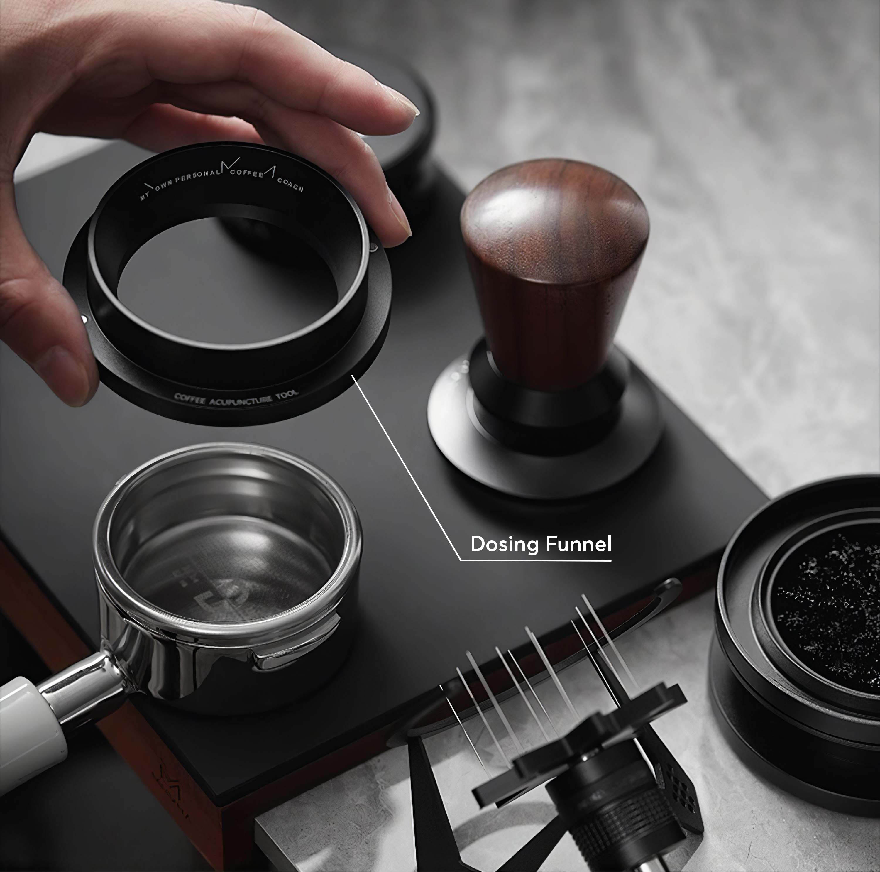 Geared Spinning WDT Tool - Espresso Distribution - MUVNA